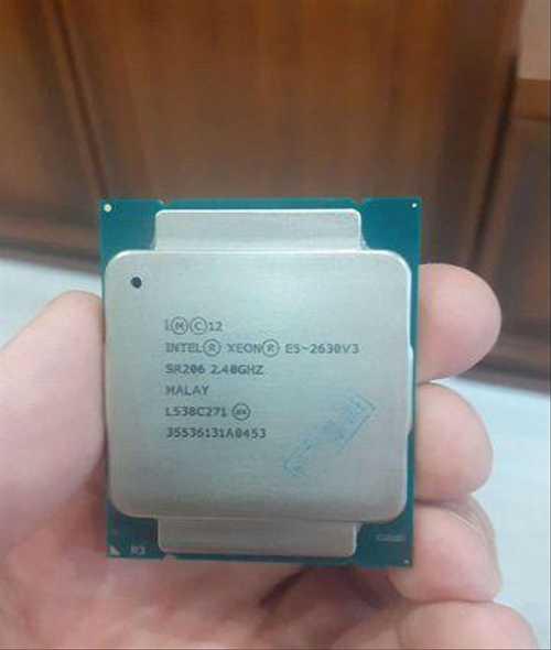 Xeon e5 2630 v3 8 ядер, 16 потоков, 2011v3