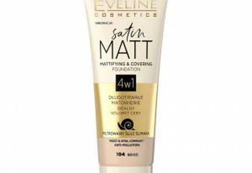 Eveline Cosmetics Satin Matt Foundation 104 Бежевы