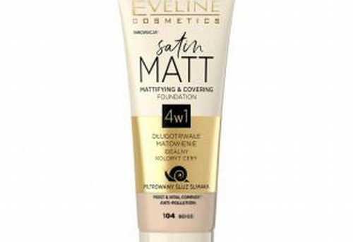 Eveline Cosmetics Satin Matt Foundation 104 Бежевы