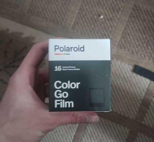 Polaroid go film black frame edition