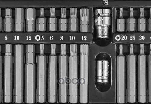 Набор вставок 4-12мм, Т20-Т55, M5-M12 30,75 мм
