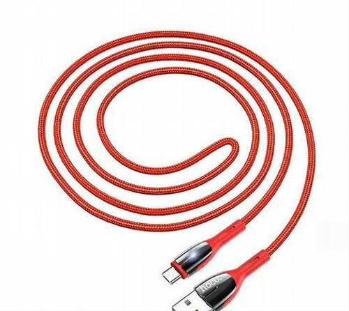 Кабель USB-Micro USB hoco U89 Safeness 2.4A 1.2м к