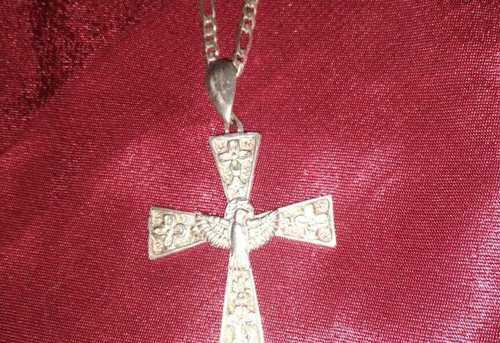 Серебряный крест с Иерусалима