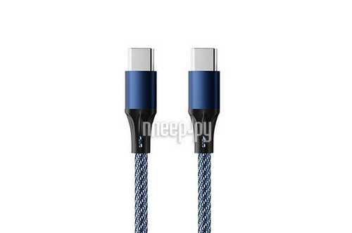 AccesStyle Type-C - Type-C 1m Black-Blue CC30