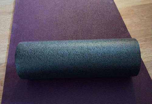 Ролик для йоги и пилатеса Bradex, 15*45 см, серый