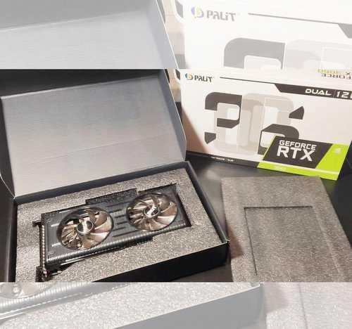 Видеокарта Palit GeForce RTX 3060 Dual (LHR)