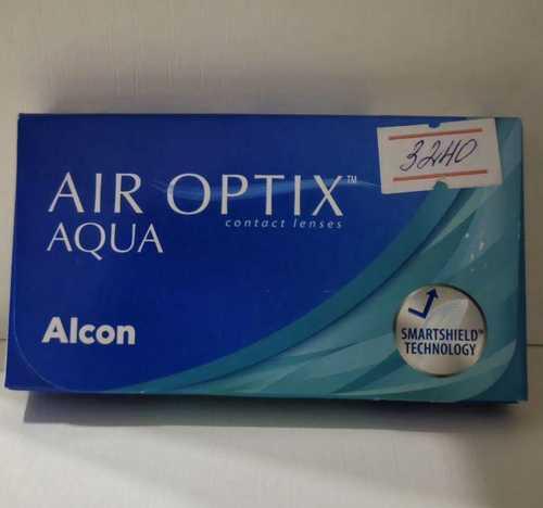 Контактные линзы на -4 /Air optix Aqua (месячные)