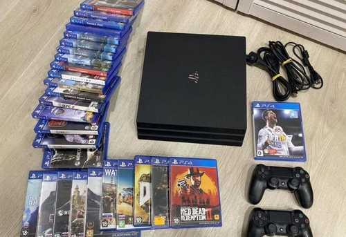 PS4 Playstation 4 sony PS4 PRO + игры fifa24 GTA5