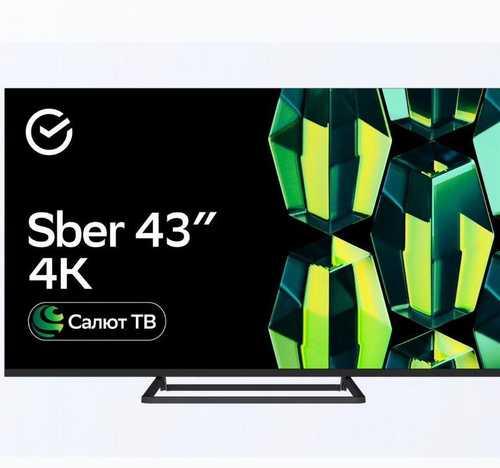 Умный телевизор sber 43 4K UHD