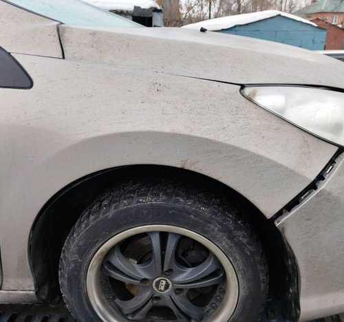 Крыло переднее правое бежевое Пежо 408