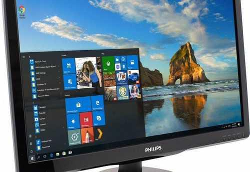 Монитор Philips 22 дюйма Full HD колонки