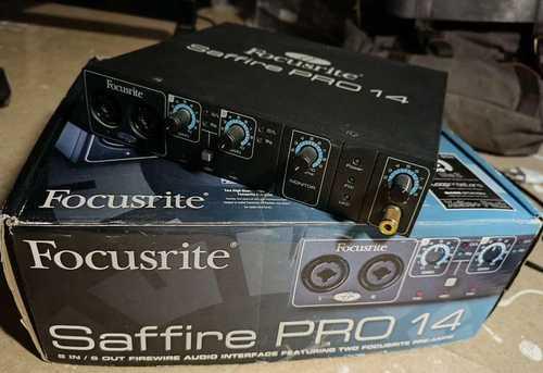 Внешняя звуковая карта focusrite saffire pro 14