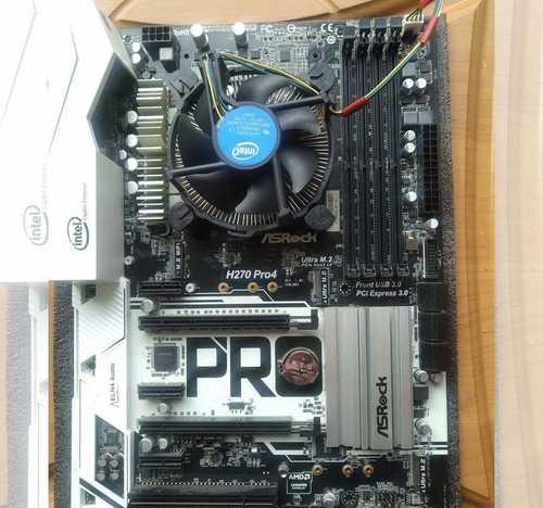 ASRock H270 Pro4; Intel Pentium G4600