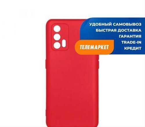 Силиконовый чехол с микрофиброй DF для Realme GT R