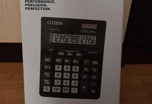 Калькулятор citizen cdb1601-bk новый