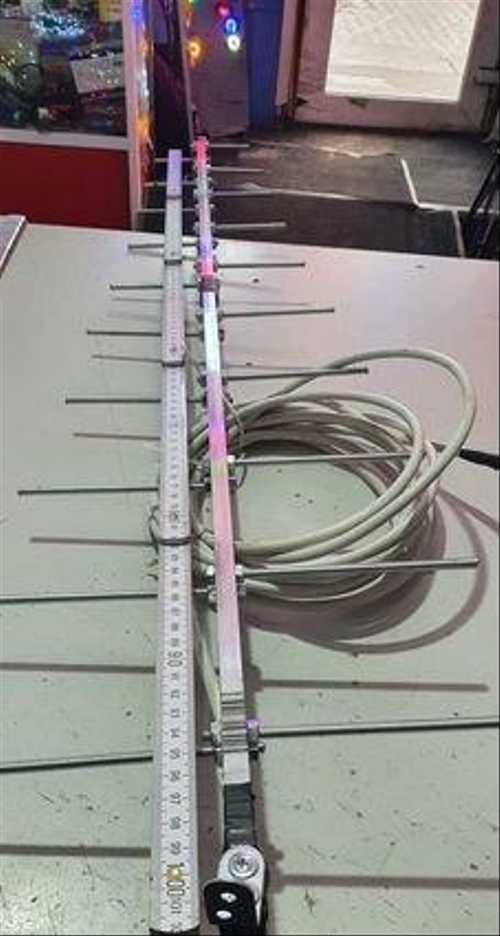 Антенна алюминевая с 5м кабеля
