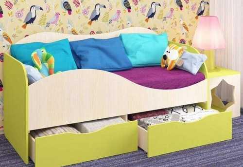Детская кровать от 3 лет с бортом