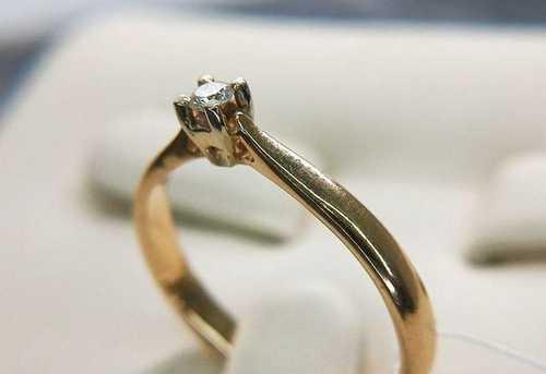 Золотое кольцо 585 пробы золото (мс)