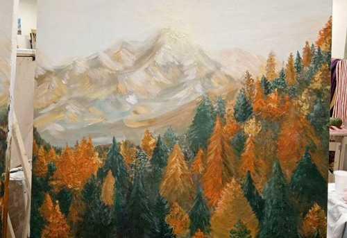 Большая интерьерная картина "Осень"