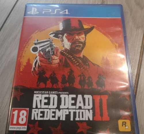 Диски на ps4 red dead redemption 2