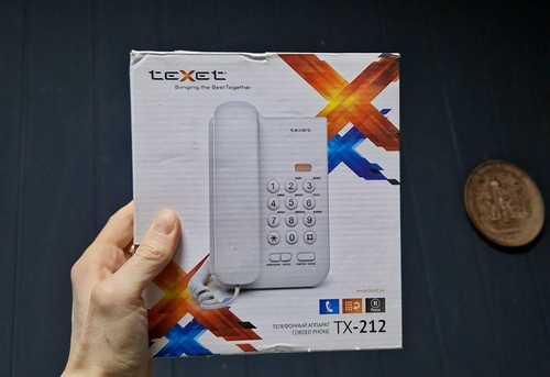 Телефонный аппарат texet tx-212