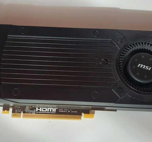 Видеокарта MSI NVidia GeForce GTX 760 2Gb