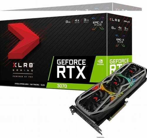 PNY GeForce RTX 3070 XLR8 Gaming revel epic-X