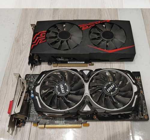 Видеокарты RX 570 и RX 580 8 гб с недостатками