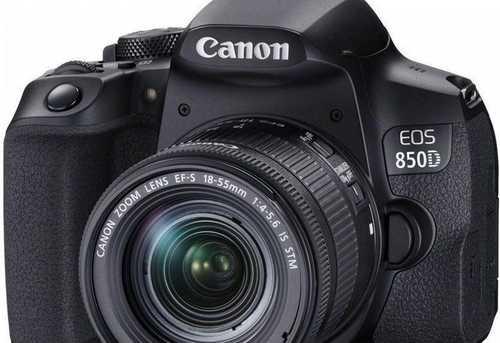 Фотоаппарат Canon EOS 850D Kit 18-55mm Новый