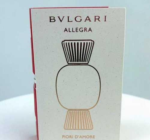 Пробники духов bvlgari allegra fiori D'amore (L) EDP 1.5ML