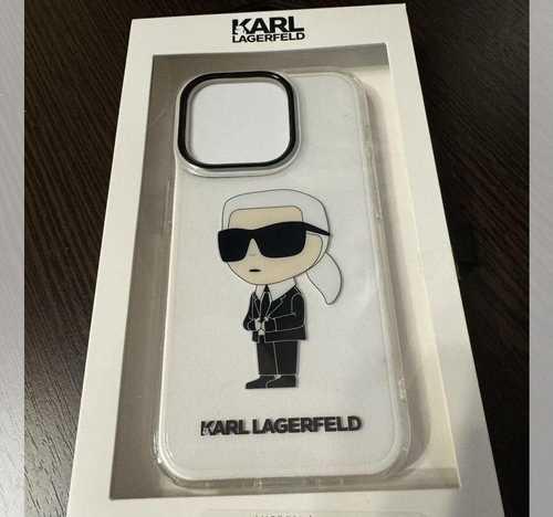 Чехол на iPhone 15 pro karl lagerfeld