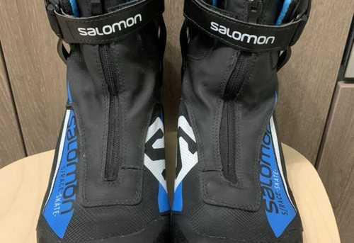 Лыжные ботинки salomon s race prolink