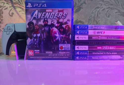 Диск Marvel Avengers игра PS4 PS5