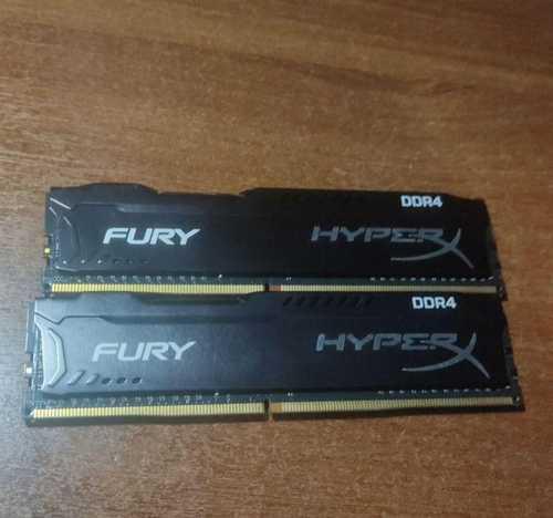 Оператива Kingston HyperX Fury 2x4GB DDR4