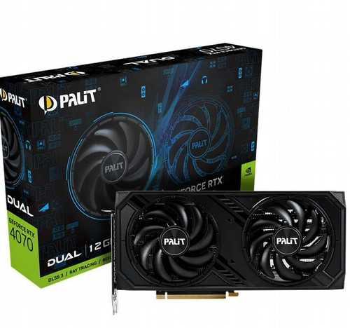 Видеокарта palit nvidia rtx 4070 (ne64070019k9-1048d)