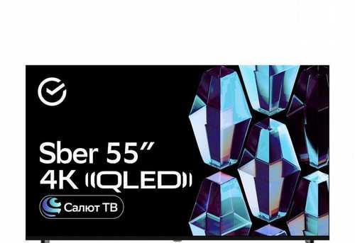 Новый телевизор 55 дюймов 4k qled