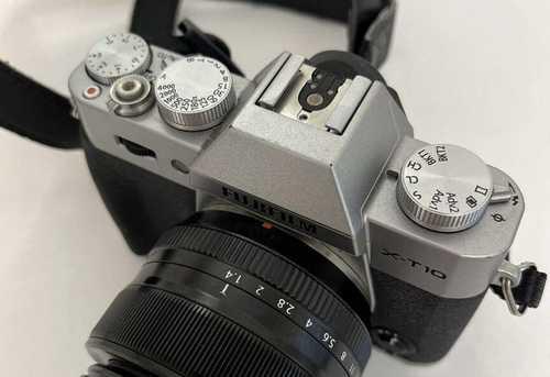 Фотоаппарат с объективом 35mm f1.4 fujifilm x-t10