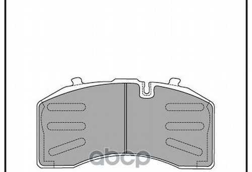 Колодки тормозные дисковые WVA (29158) HCV ACV0