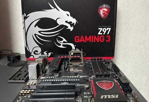 Материнская плата MSI Z97 gaming 3