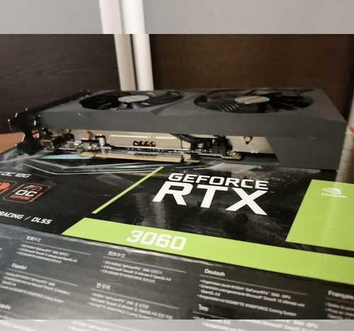 Видеокарта Gigabyte GeForce RTX 3060 eagle 12 гб