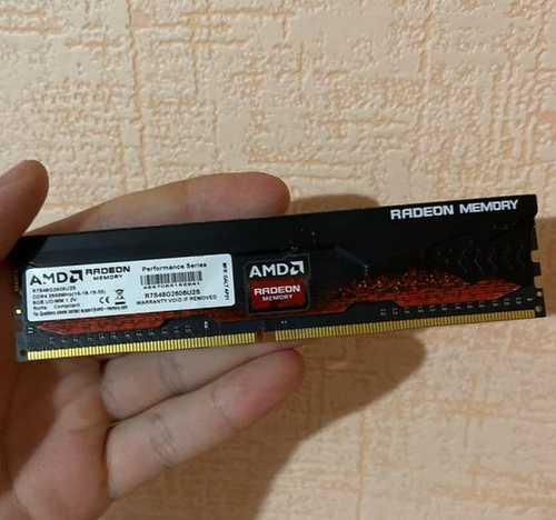 Оперативная память AMD ddr4 8gb 2666