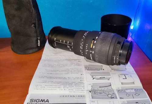 Объектив Sigma f4-5.6 70-300mm Macro