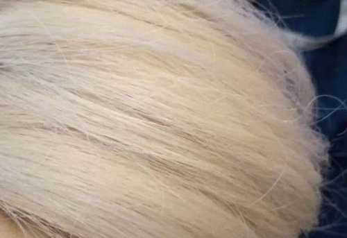 Волосы для наращивания 40 см блонд