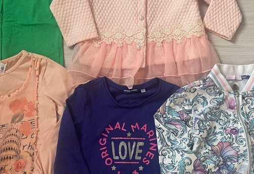 Блузки кофты на девочку 5-6 лет
