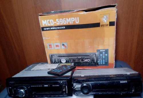 Автомобильная магнитола Sony DSX-A35U и MCD-596MPU