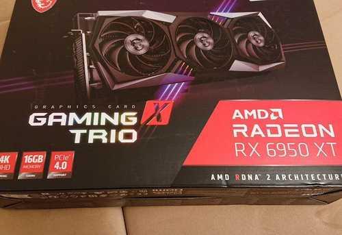 Msi amd radeon rx 6950 xt gaming x trio как новая