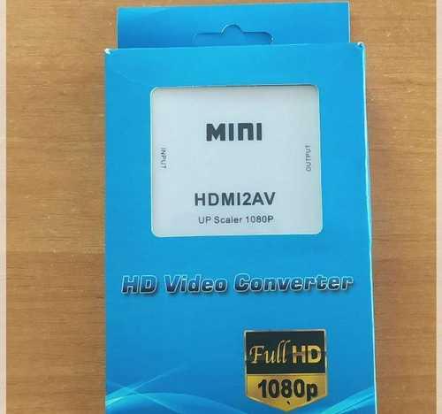 Конвектор видео сигнала hdmi-AV(RCA)