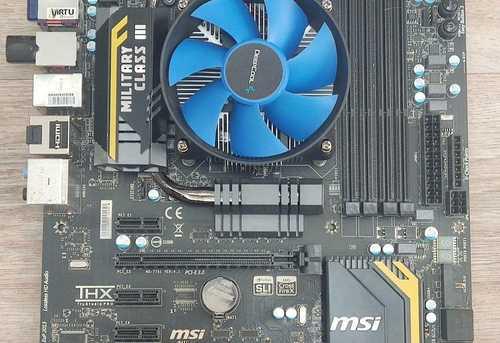 MSI z77 MPower lga 1155 + xeon e3 1230v2 + кулер