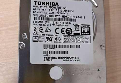 Жесткий диск Toshiba 2.5 " для ноутбука 500gb