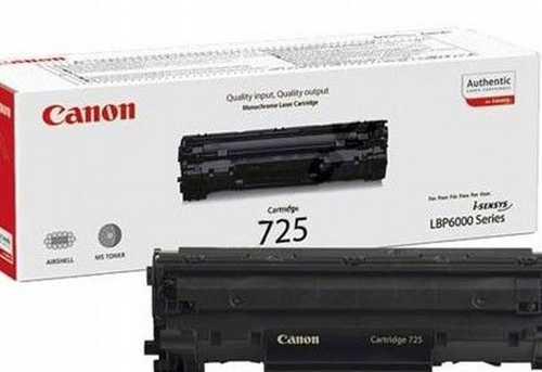 Картридж Canon 725 3484B002 черный (1600стр.) для
